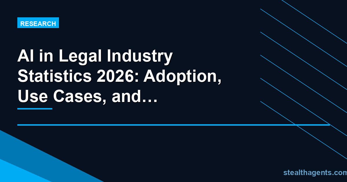 AI in Legal Industry Statistics | Stealth Agents